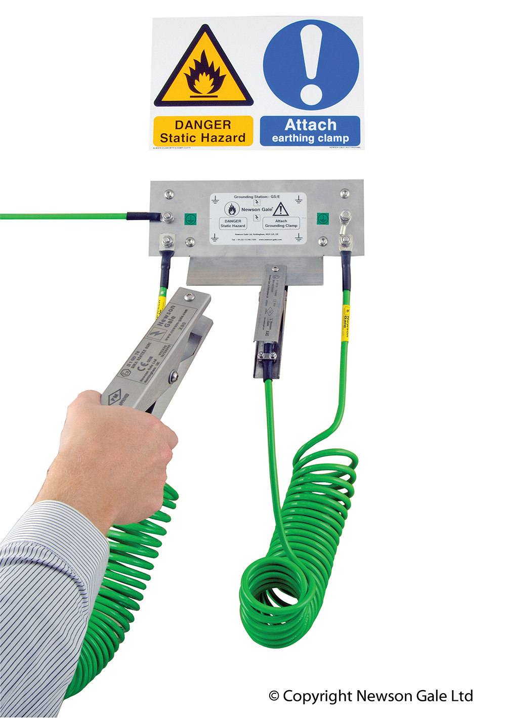 Grounding Station with hand 2C - Chemical Industry Journal
