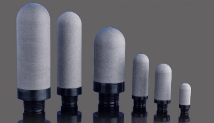 Porous plastic silencers offer instant noise reduction for pneumatic ...