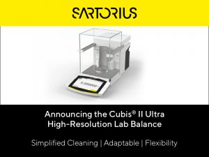 Announcing the Cubis® II Ultra-High Resolution laboratory balance ...
